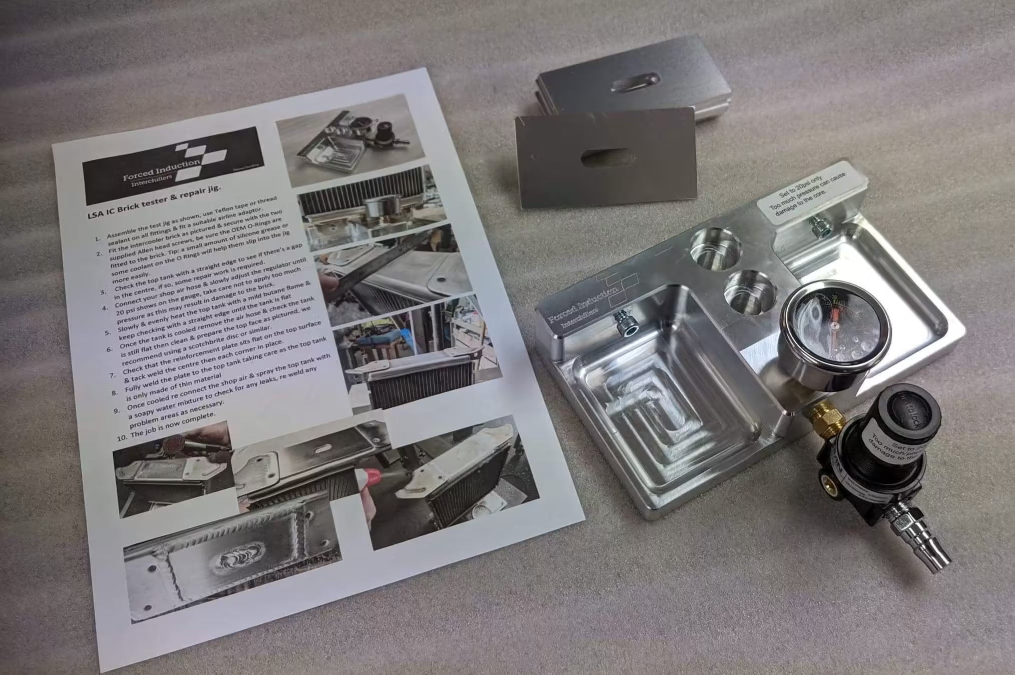 LSA Intercooler Brick Repair/Test Rig – PSIPerformance